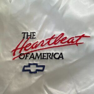 Chevy | Jackets & Coats | Vintage 8s Chevy Racing Jacket Chevrolet Logo ...